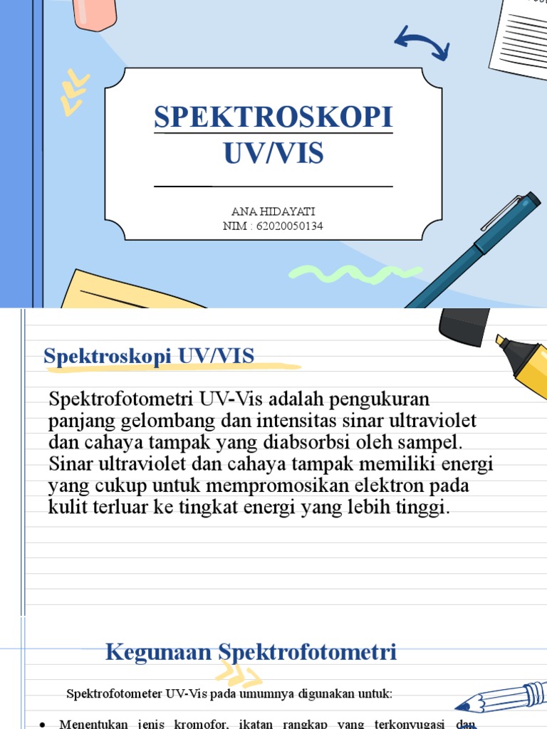 Spektroskopi Uv Vis | PDF