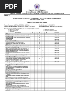 Homeroom Guidance Learners Assessment | PDF | Learning | Decision Making