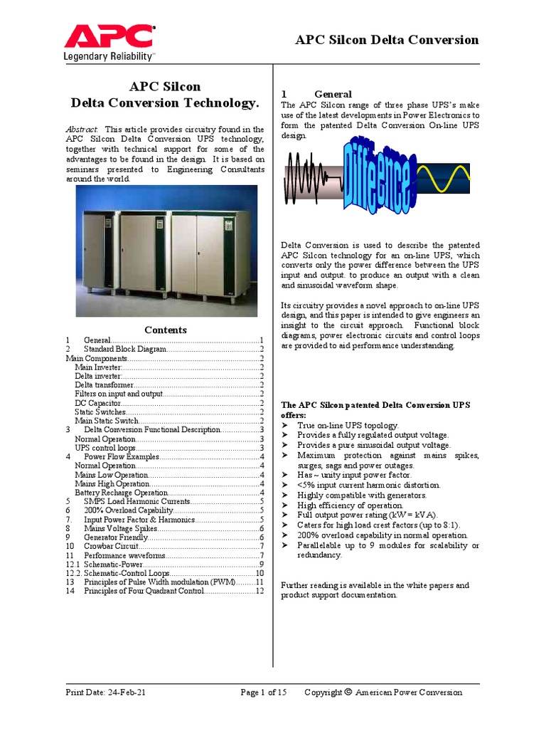 Delta Conversion Principles en | PDF | Power Inverter | Rectifier