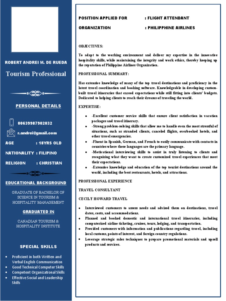 CV Andrei | PDF | Tourism | Business