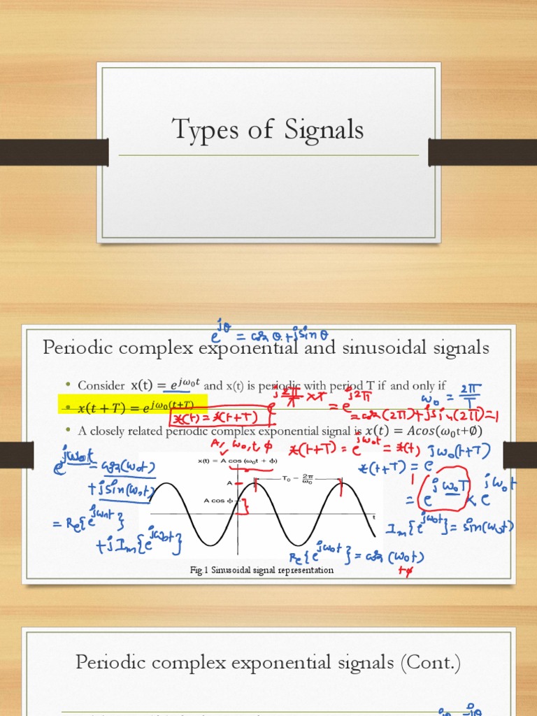 Lecture-2-Types of Signals | PDF