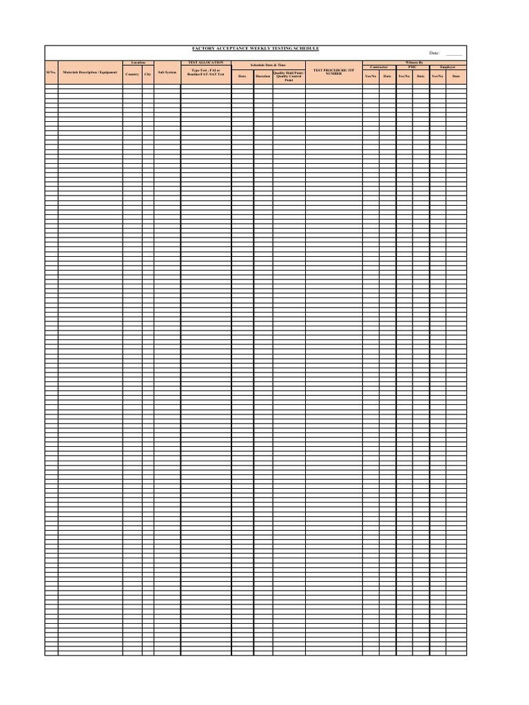 FAT Schedule Model Format Systems | PDF