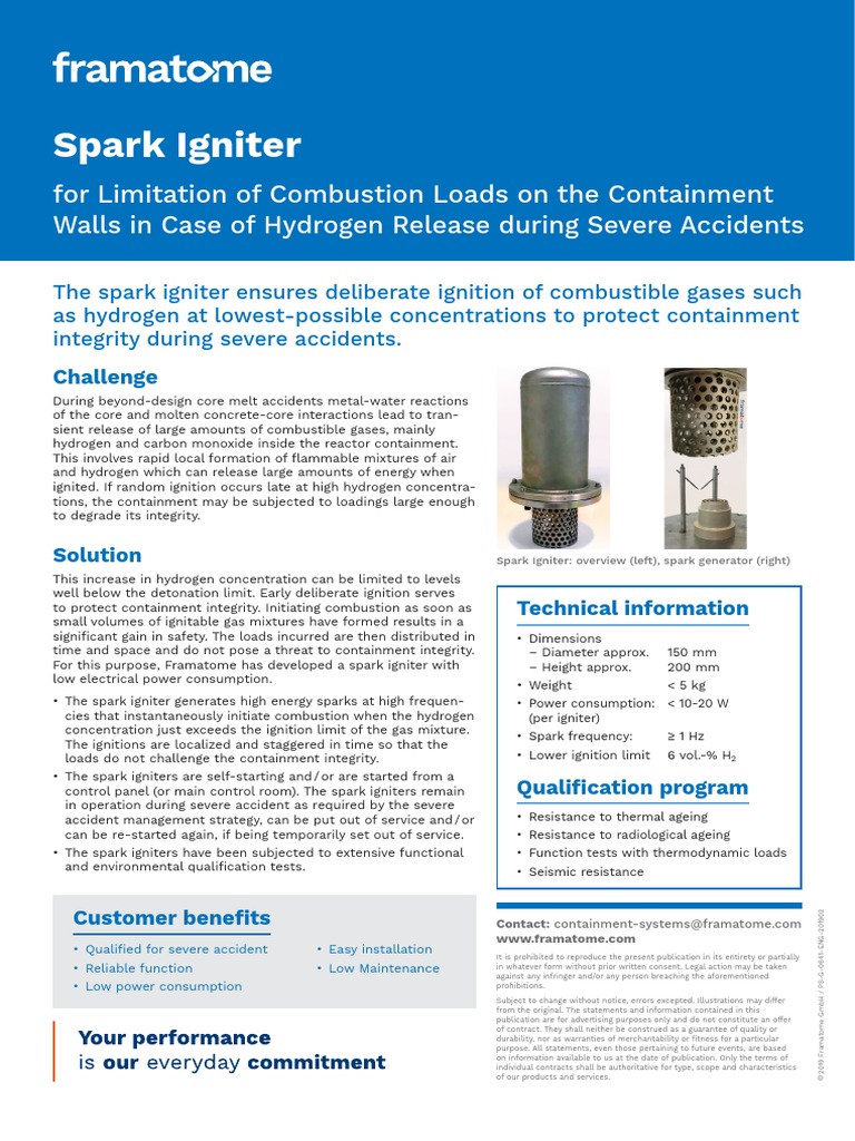 Spark Igniter | PDF | Combustion | Hydrogen
