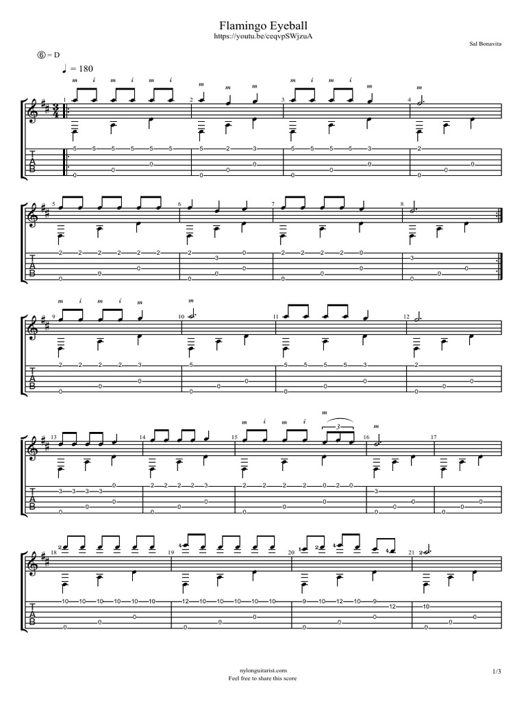 Flamingo Eyeball Tab | PDF