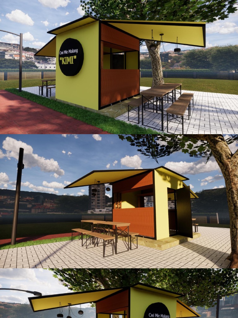 Desain Kios Booth Container | PDF