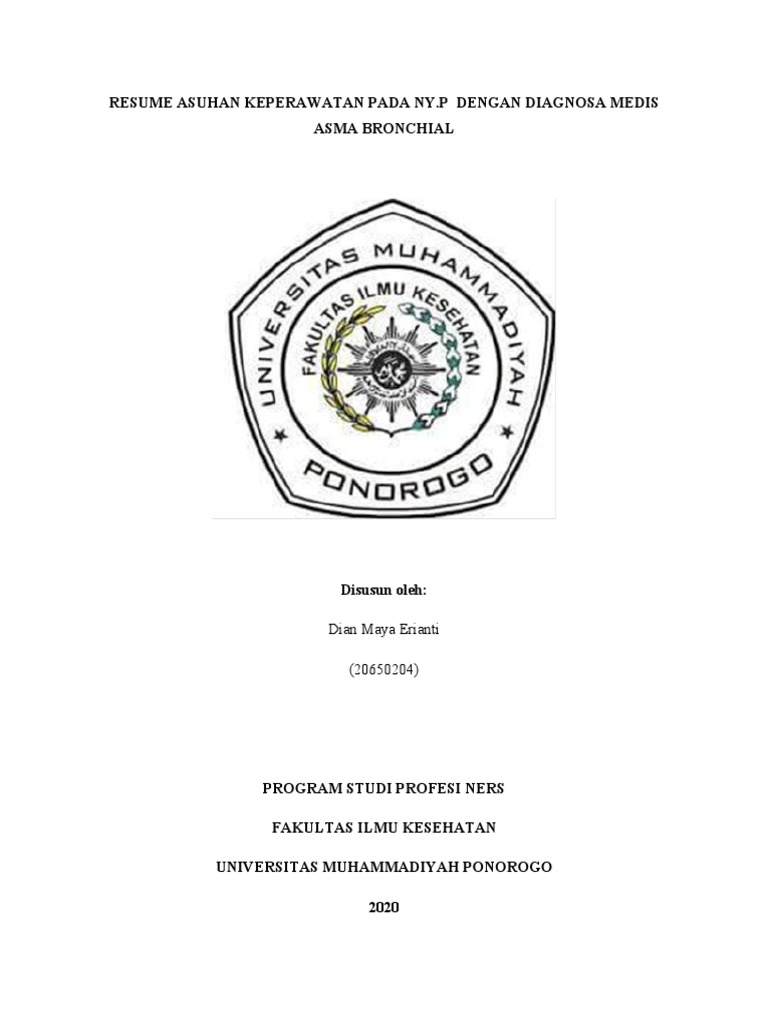 Resume Asuhan Keperawatan Asma | PDF