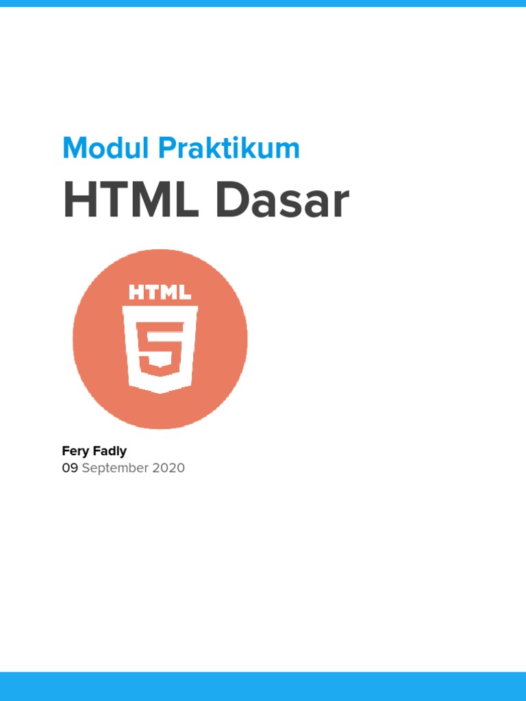 Modul HTML Dasar FInish | PDF