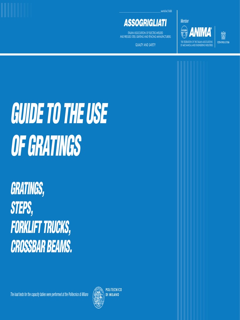 Guide to the Use of Gratings: Standards, Safety, and Applications for ...