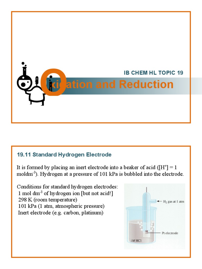 IB CHEM HL Oxidation and Reduction Note Cards | PDF | Anode | Redox