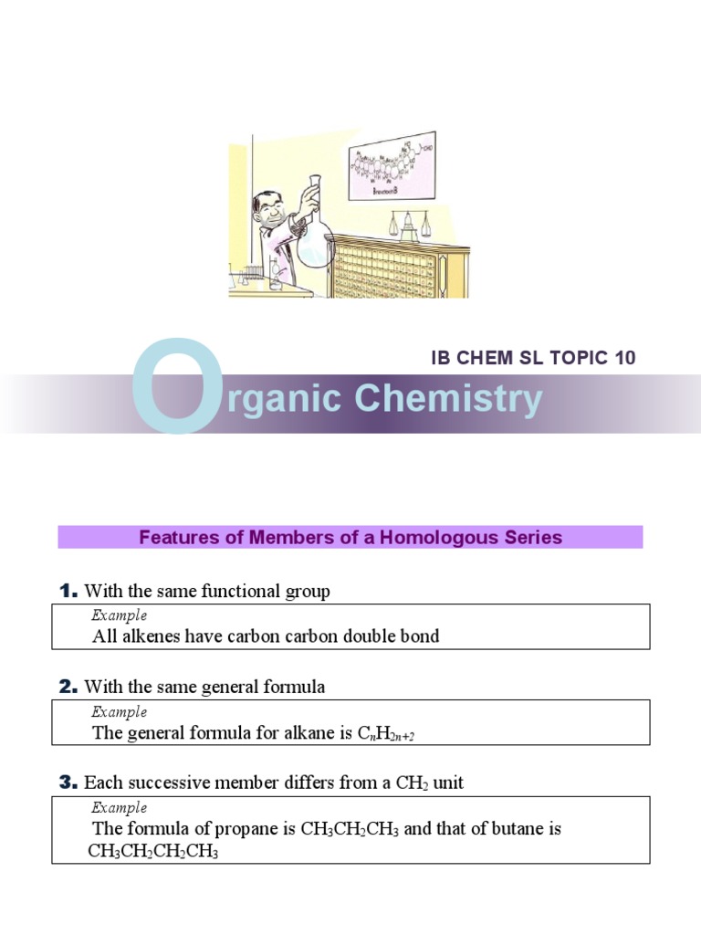 IB Organic Chemistry Note SL (Note Cards) | PDF | Alkane | Alkene