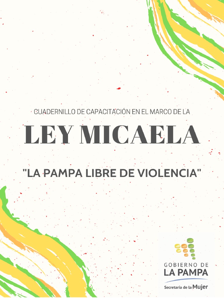Cuadernillo Ley Micaela | PDF | Convención sobre la eliminación de todas las formas de ...