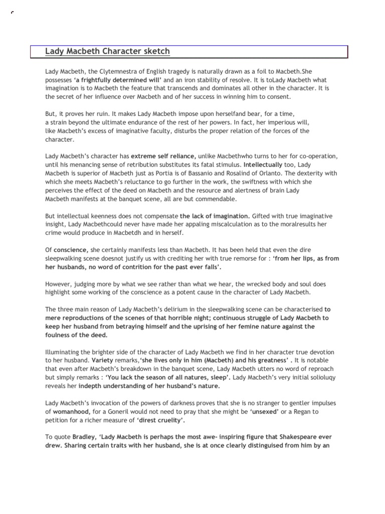 Lady Macbeth Sleepwalking Quotes