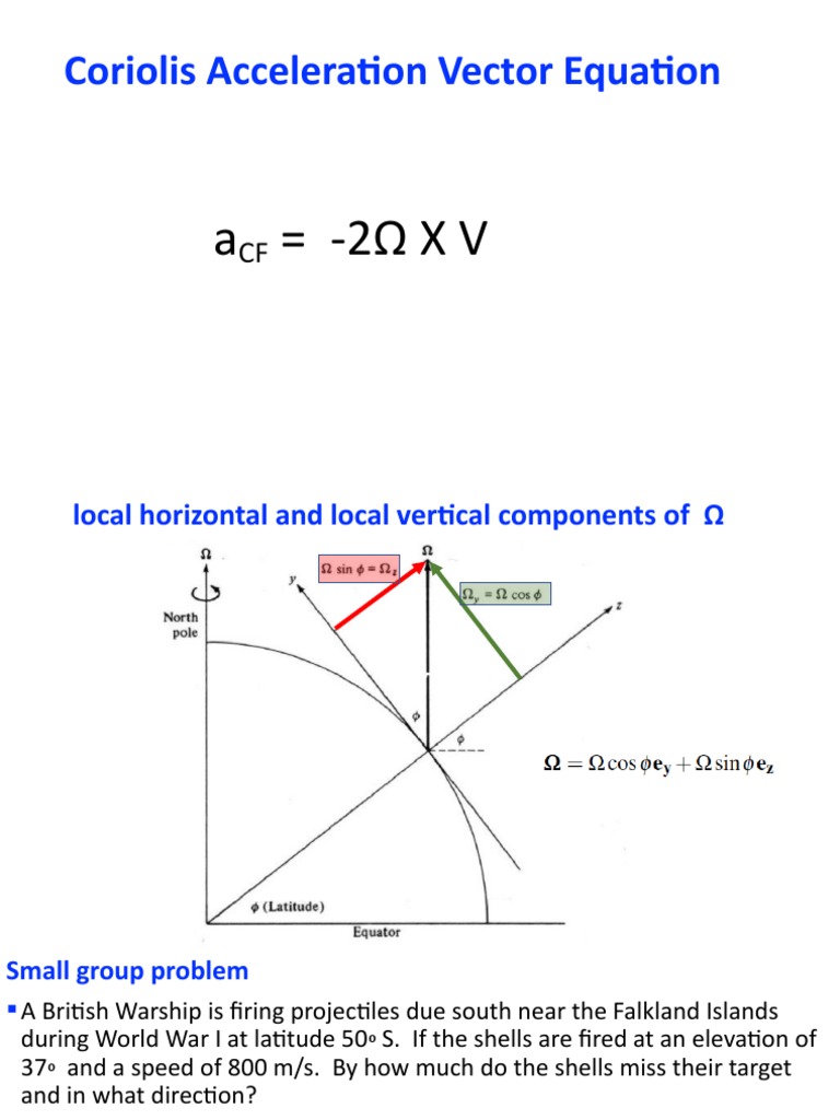 Coriolis in Class Problem | PDF