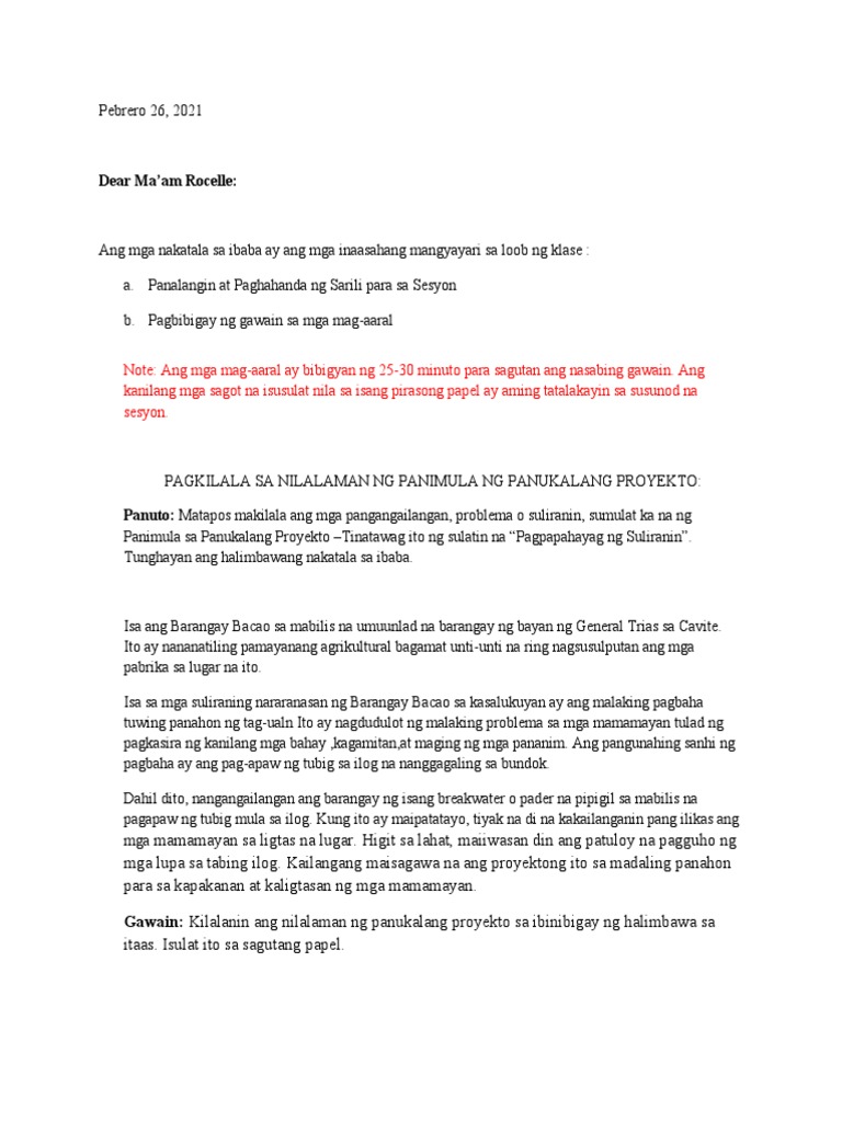 Substitution Letter | PDF