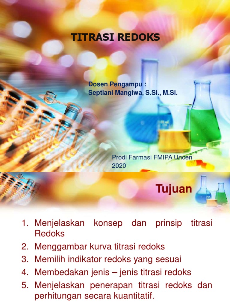 Panduan Titrasi Redoks dalam Farmasi | PDF