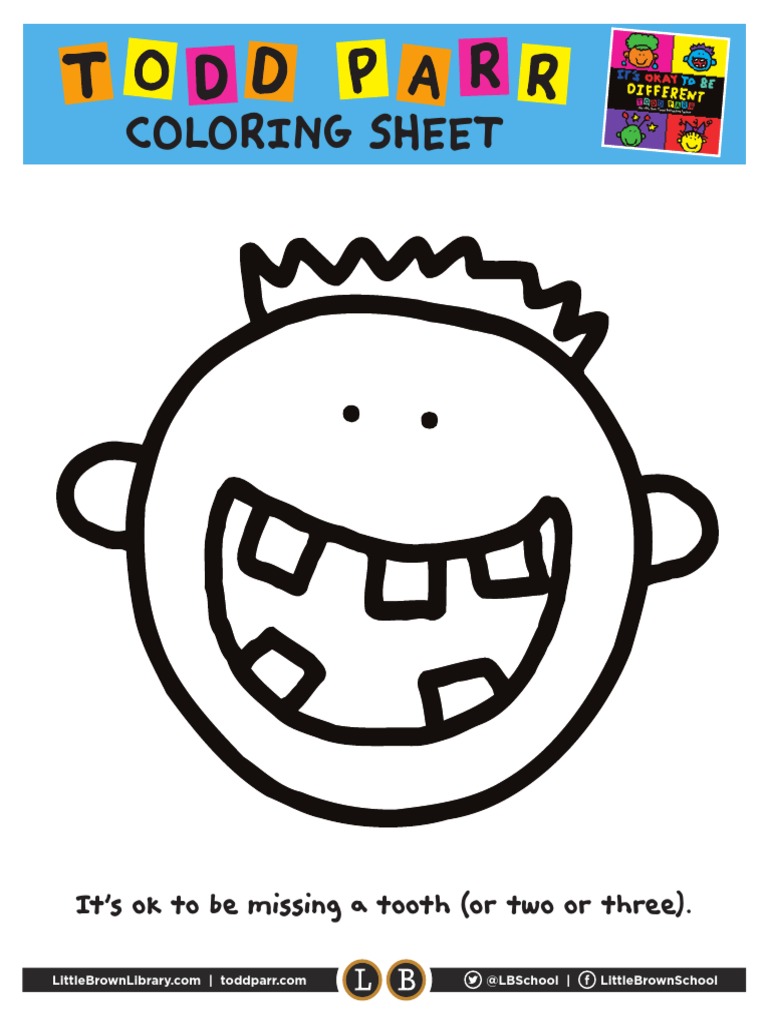 Todd Parr Coloring Pages - Its OK To Be Different1 | PDF