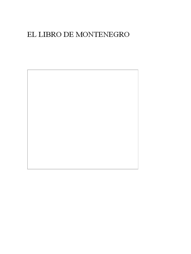 El Libro de Montenegro | Descargar gratis PDF | Religión y creencia ...