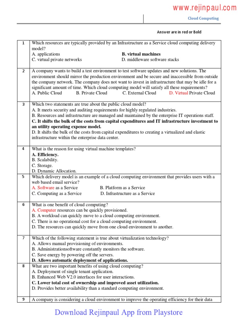 Rejinpaul App From Playstore: D. Virtual | PDF | Software As A Service ...