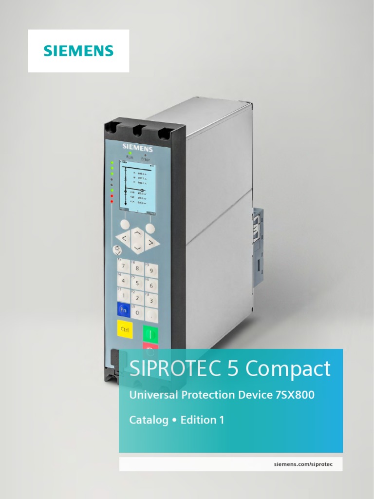 SIPROTEC 5 Catalog | PDF | Electric Motor | Transformer