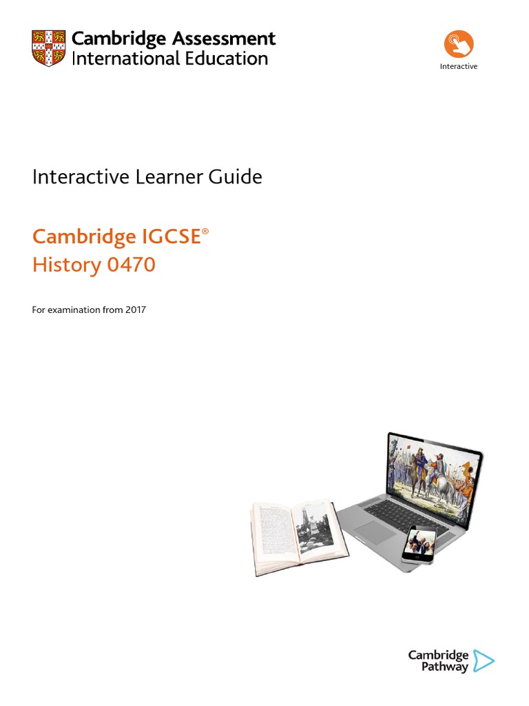 Interactive Learner Guide: Cambridge IGCSE History 0470 | PDF ... Interactive Learner Guide: Cambridge IGCSE History 0470 | PDF ...