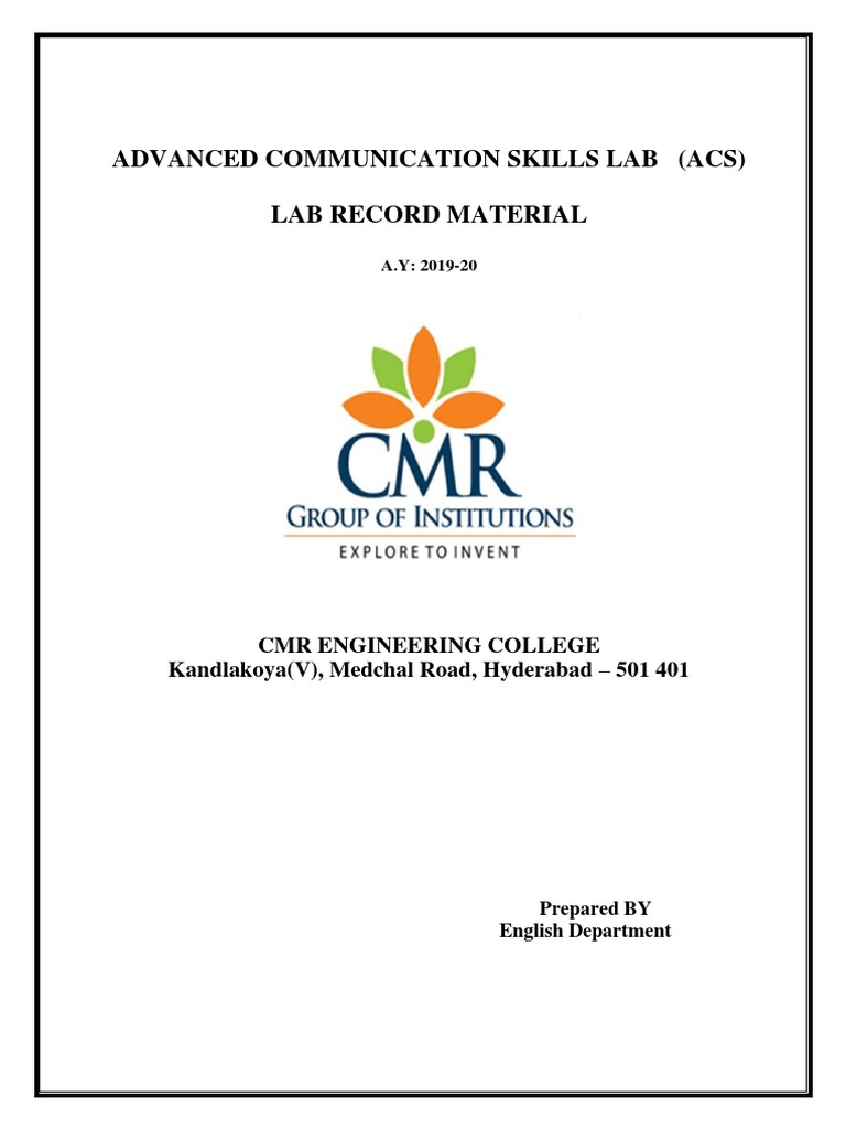 ACS Lab Report Overview | PDF | Résumé | Conversation