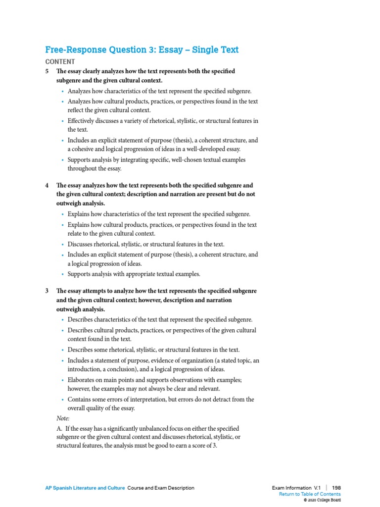 AP Spanish Literature and Culture Course and Exam Description ...