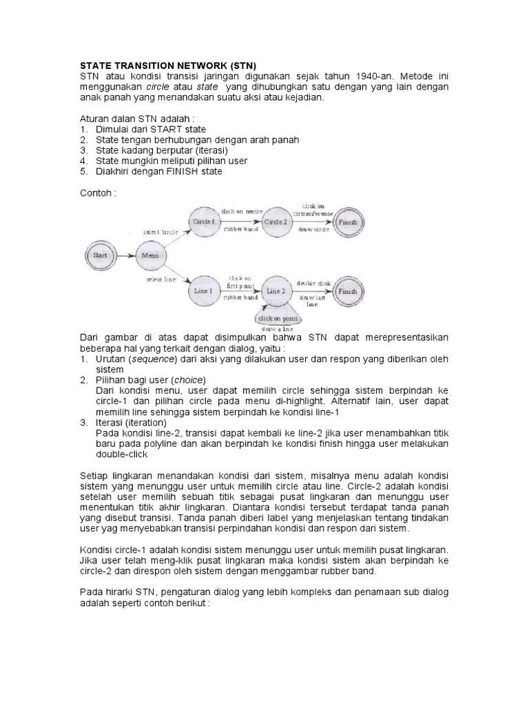 State Transition Network 1 | PDF