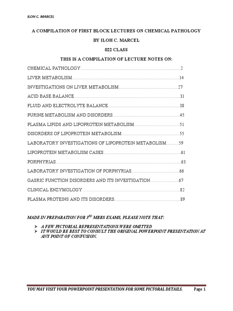 Chem Path | PDF | Buffer Solution | Hepatitis