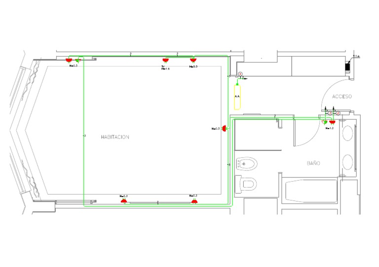 Planta Canalizacion Proyectada-Layout2 | PDF