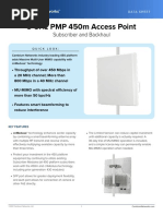 Cambium Networks Data Sheet PMP 450i Subscriber Module | PDF | Radio ...