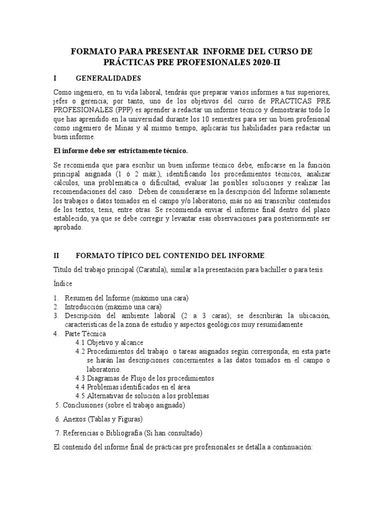 Formato de Informe | PDF | Science | Ingeniería