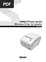 SAM4S Printer Driver Installation Guide | PDF | Microsoft Windows | Printer (Computing)