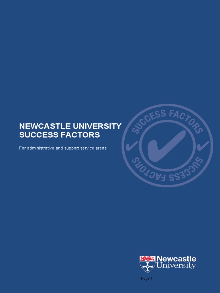 Success Factors Framework - Reb | PDF | Persuasion | Communication