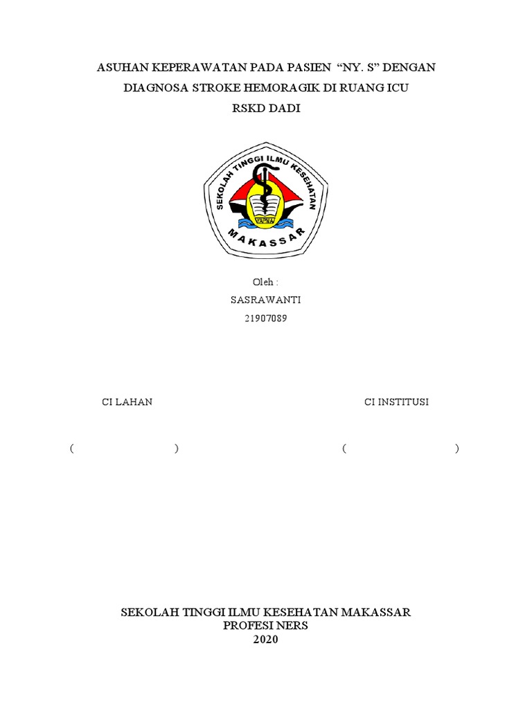 Askep Stroke Hemoragik Icu | PDF