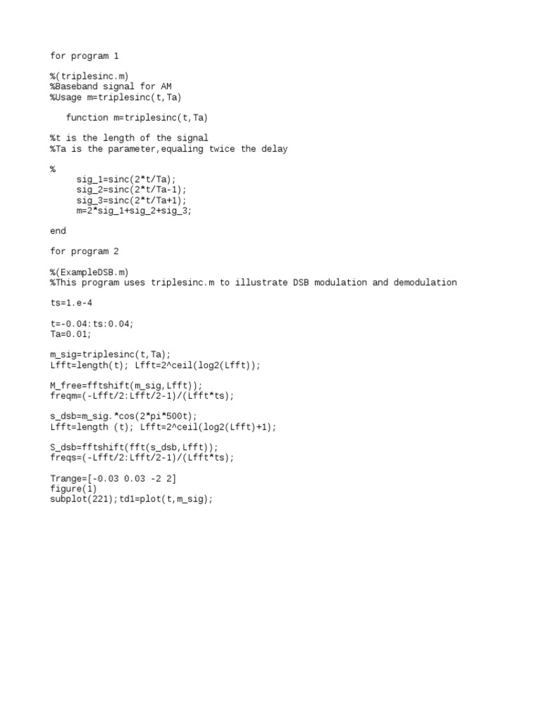 Matlab Practical Assignments | PDF