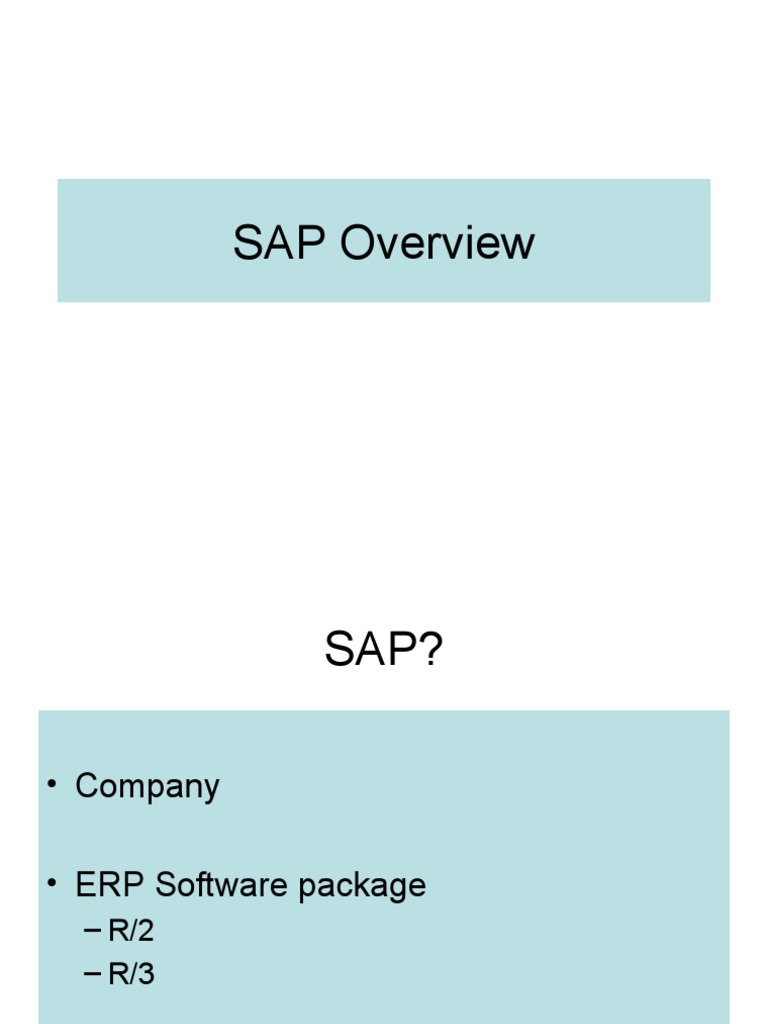 Sap Training | Download Free PDF | Application Software | Databases