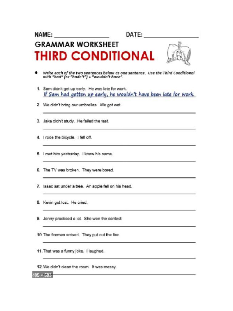 Third Conditional Exercises | PDF