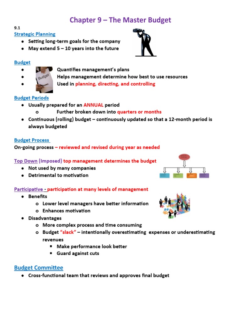 Accounting 202 Chapter 9 Notes | PDF | Retained Earnings | Budget
