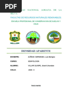 Densidad Aparente Suelta y Compactada | PDF | Densidad | Hormigón