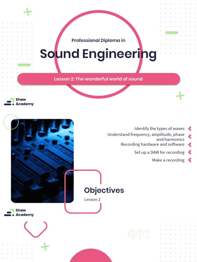 Sound Engineering: Professional Diploma in | PDF | Waves | Frequency