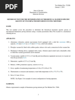 GMM Test for Asphalt Density (AASHTO T209) | PDF | Pressure Measurement ...