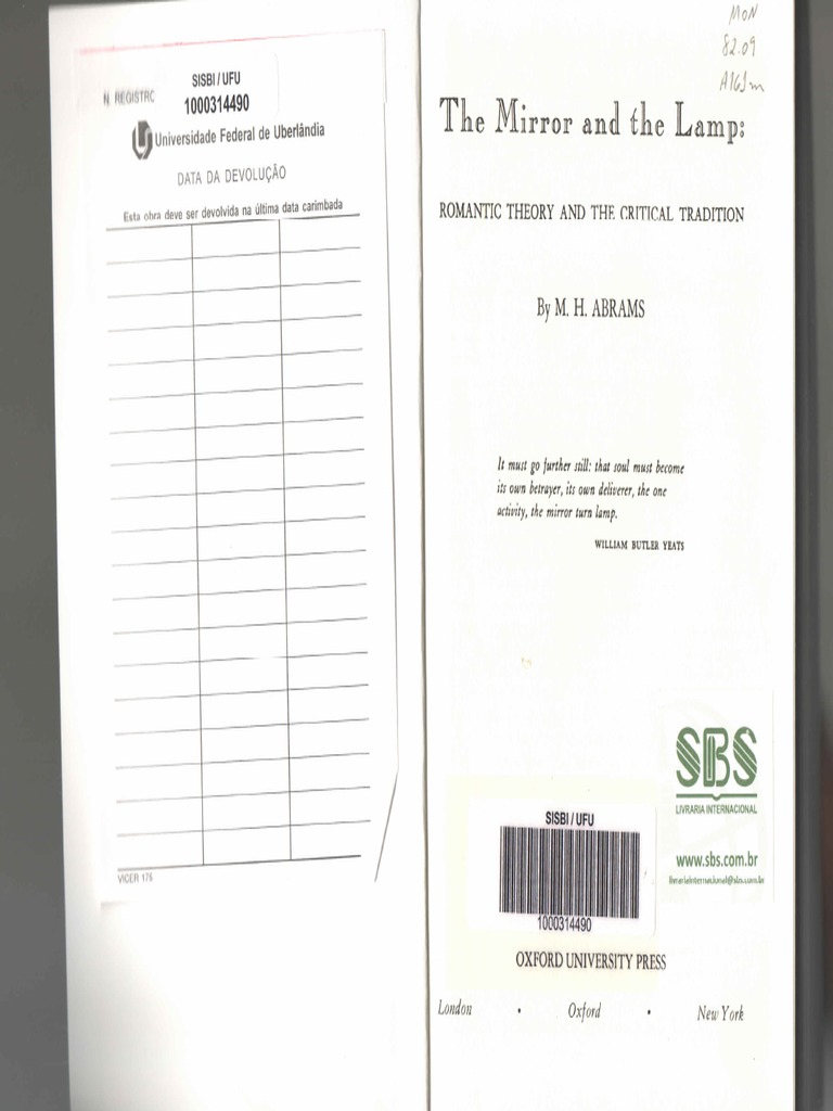 ABRAMS - The Mirror and The Lamp - Introduction | PDF