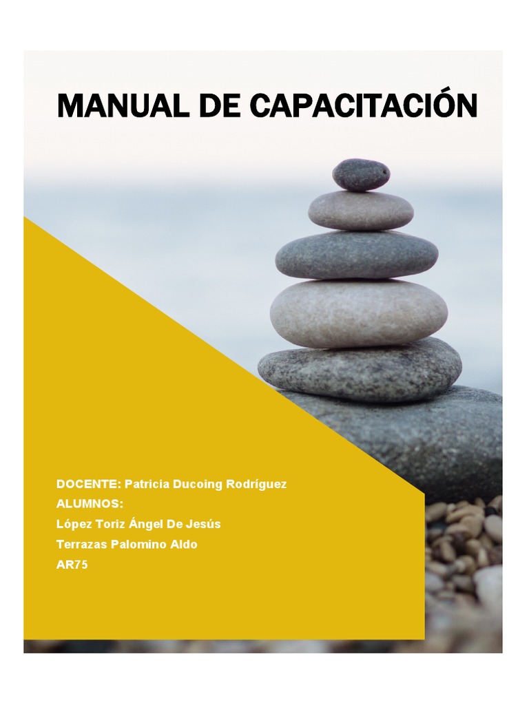 Manual de Capacitación | PDF | Gestión de recursos humanos | Empresas