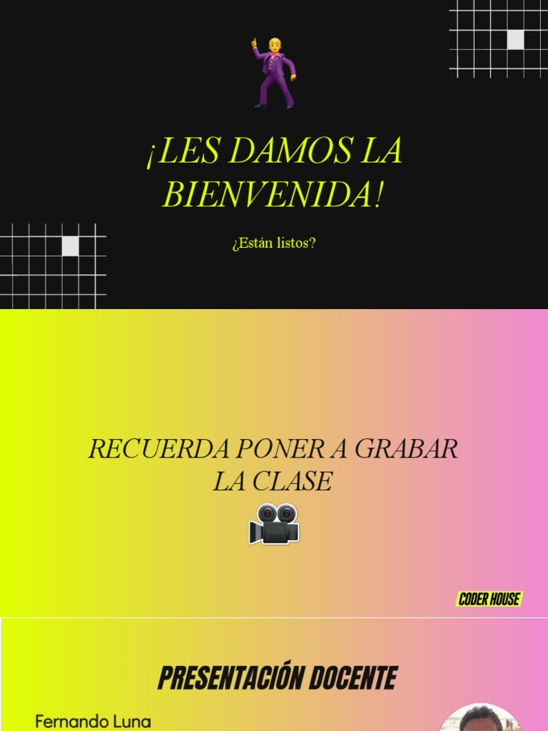 Clase 1 - CONCEPTOS GENERALES - SINTAXIS Y VARIABLES & Clase 02 - CONTROL DE FLUJOS | PDF ...