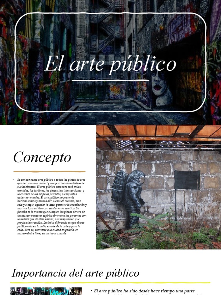 Arte Público Concepto : Arte Público ‣ Todo sobre Arte Público ‣ 2024 ...
