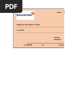 Formato de Cheque para Llenar en Word | PDF