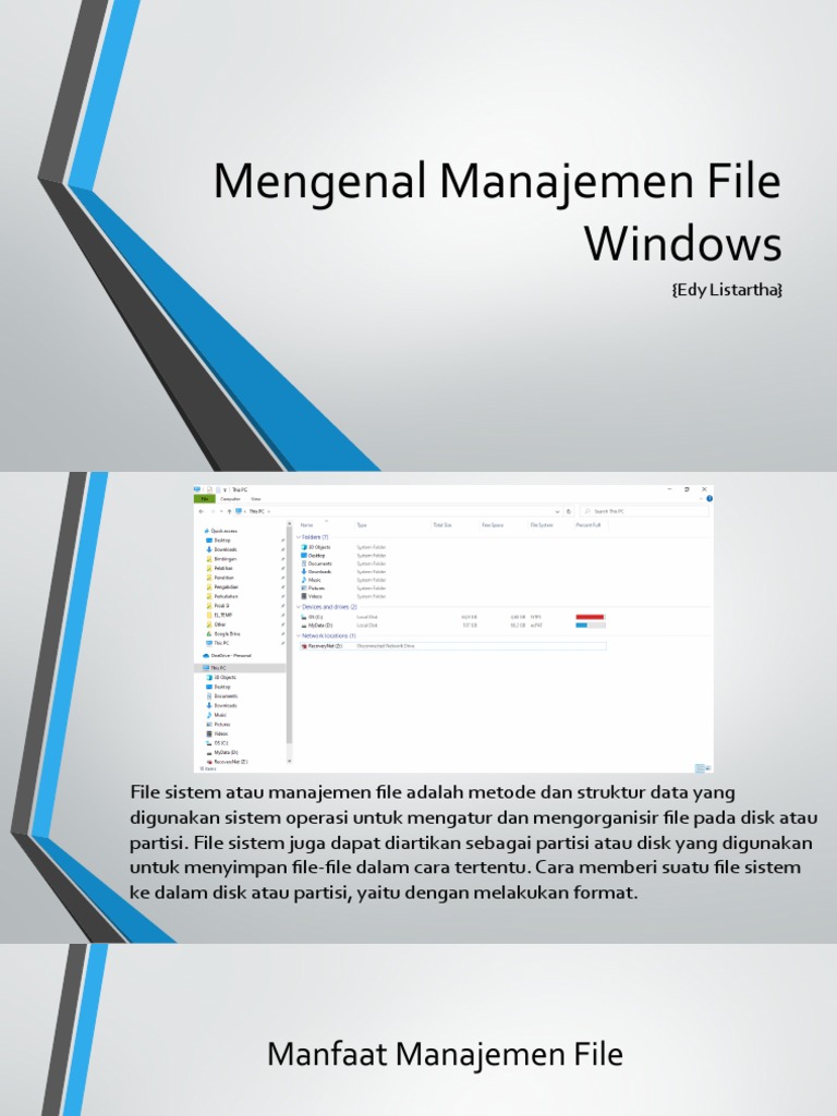 Panduan Manajemen File Windows | PDF