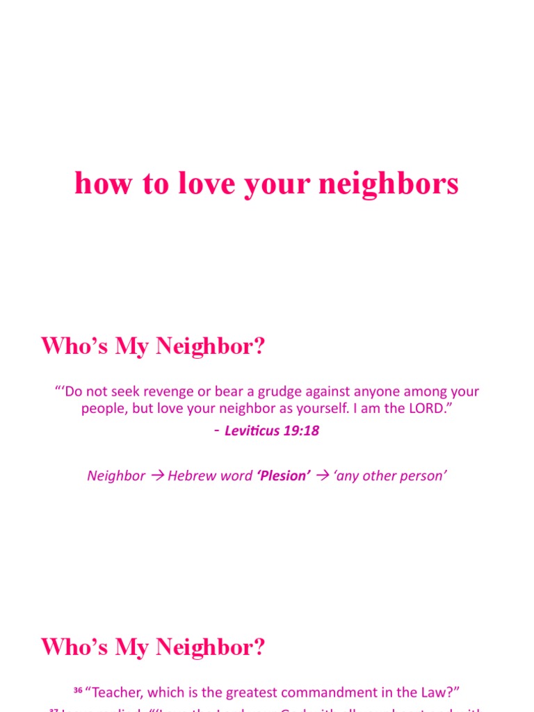 Loving Neighbors Through Faith | PDF | Theology | Christian Belief And ...