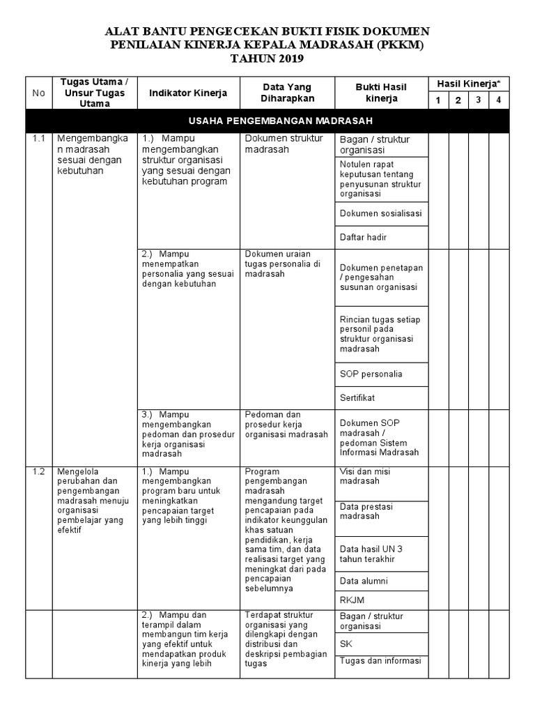 Alat Bantu Pengecekan Bukti Fisik Dokumen | PDF