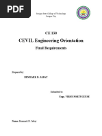 Civil Engineering Orientation | PDF | Engineer | Engineering